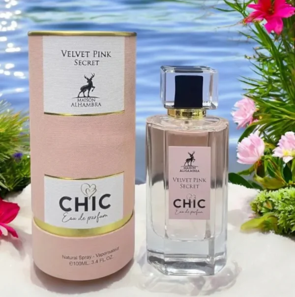 Perfume Alhambra Chic Velvet Pink Secret 100ml - Next Cell