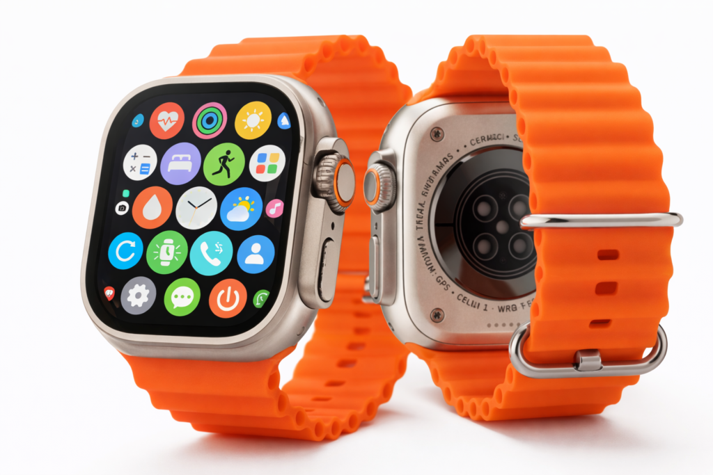 Reloj Smartwatch Android H100 Caja Naranja – Next Cell